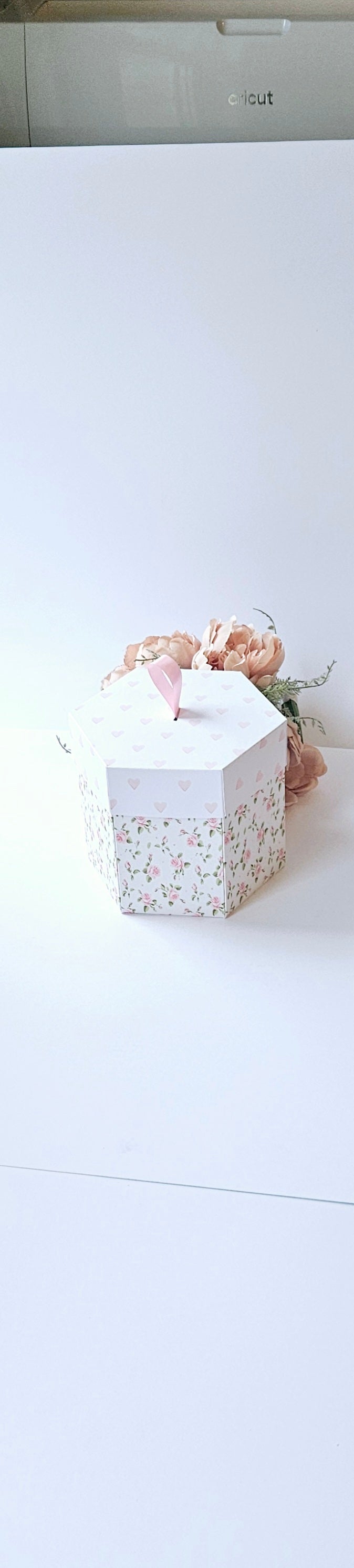 Pink Roses 6 Bar Explosion Box | The Box Lady