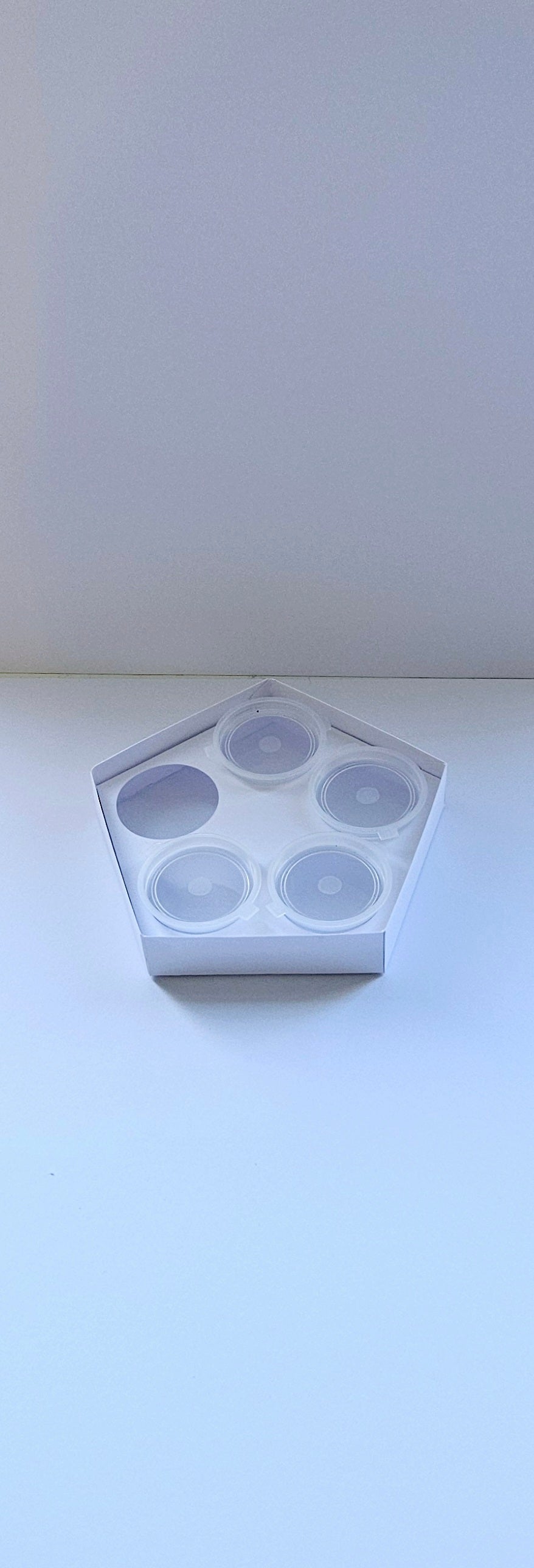 5 x Hinged Deli Pots Pentagon Shaped Gift Box | The Box Lady