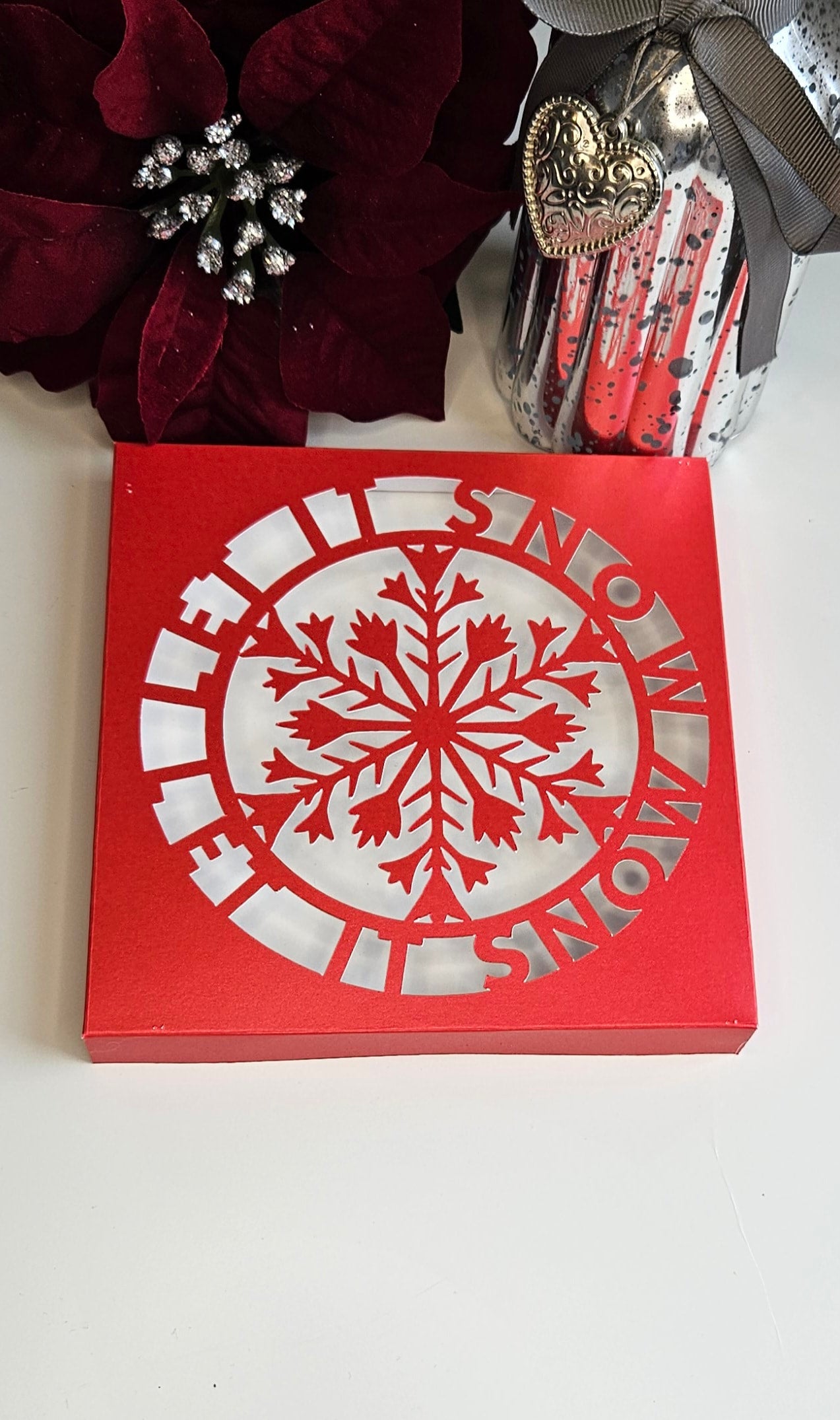 Let It Snow Cut Design | The Box Lady