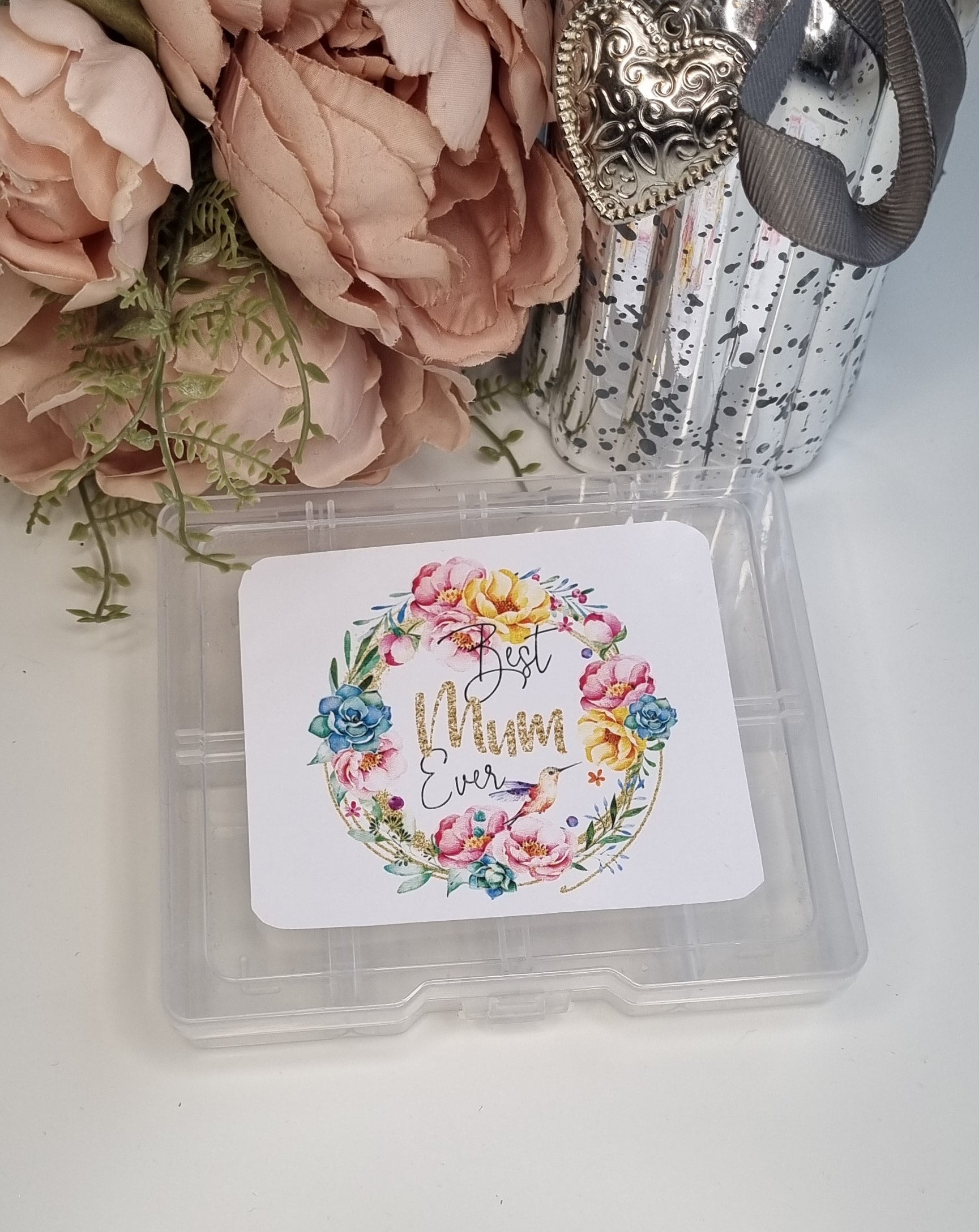 Best Mum Ever Floral Sticker | The Box Lady