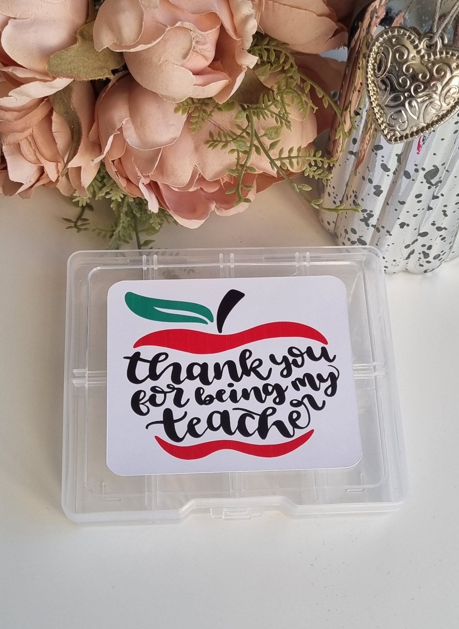 Teacher Apple Sticker | The Box Lady