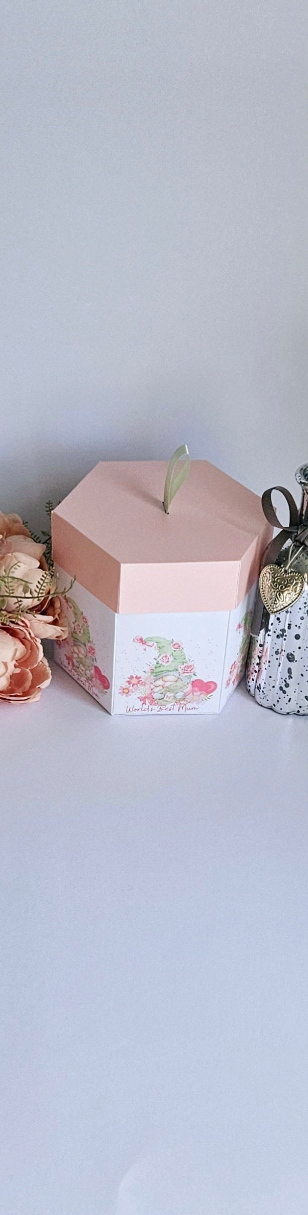 Worlds Best Mum Gnome 6 sided Explosion Box | The Box Lady